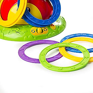 Fat Brain Toys 2 in 1 Musical Jump 'n Toss - 2-in-1 Musical Jump 'n Toss Active Play for Ages 4 to 6