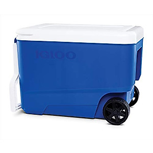 Igloo 00034482 Wheelie Cool 38 Majestic Blue, White, White, White
