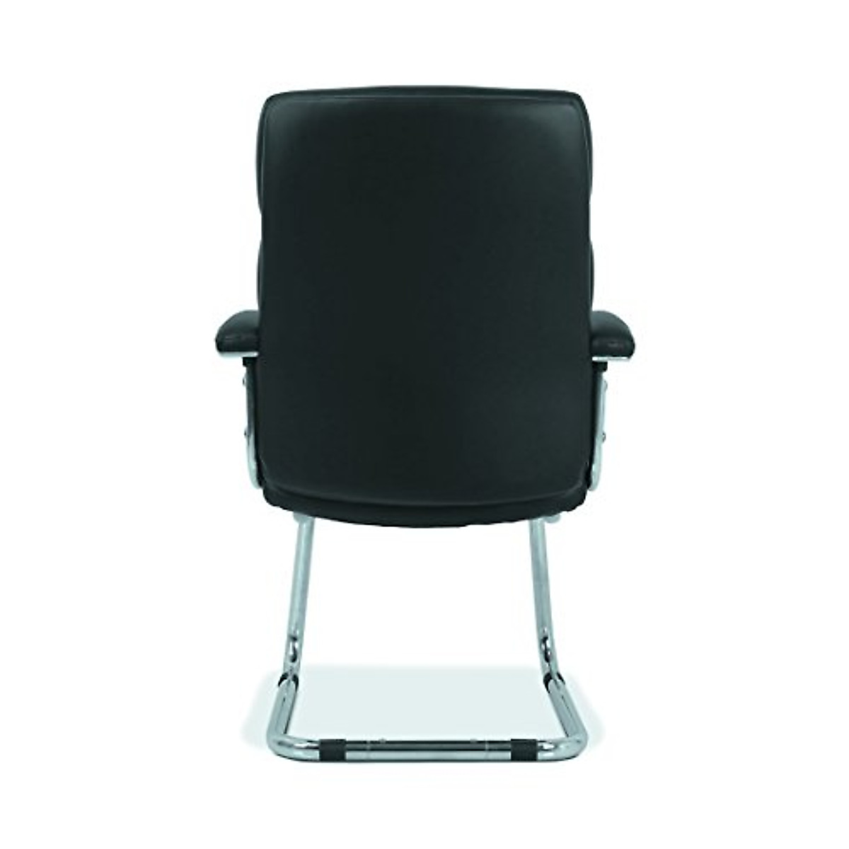 HON Traction Guest Chair with SofThread Leather, in Black (HVL102)
