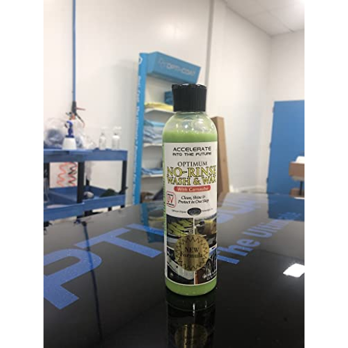 Optimum No Rinse Wash & Wax - 8 oz. Bottle, Exterior Car Cleaner Wax, Optimum Rinseless Car Wash System, Pro Car Care Products, Car Wash with Wax