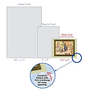 The Best Card Company - 10 Thank You Assortment Note Cards w/Envelopes, Assorted Set of Thank You Cards4 x 5.12 inch - Funny Feline M1737TY