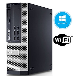 Dell Optiplex 990 SFF Desktop Business Computer PC - Intel Core i5-2400 3.10GHz 8GB DDR3 RAM 128GB SSD DVD Windows 10 Professional (Renewed)