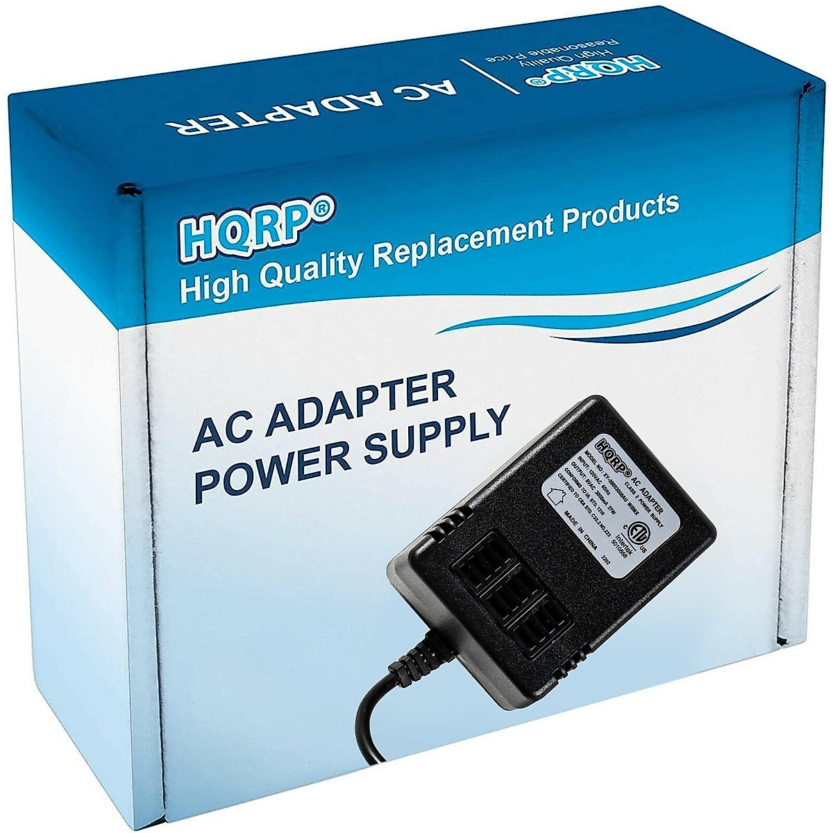 HQRP 9V AC Adapter compatible with Alesis P4 AC09 25D 4-pin DIN Connector 9V AC Power Supply Replacement QSR DMPro drum machine MIDI Data Disk Quadraverb GT Quadraverb Quadraverb 2 S4, ETL Listed