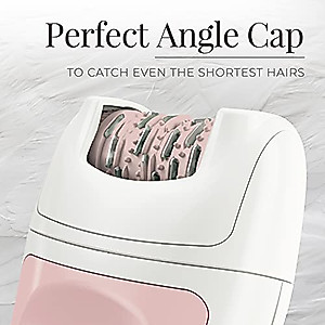 Remington Smooth & Silky Total Coverage Epilator, Electric Tweezing System, Pink, EP7010E