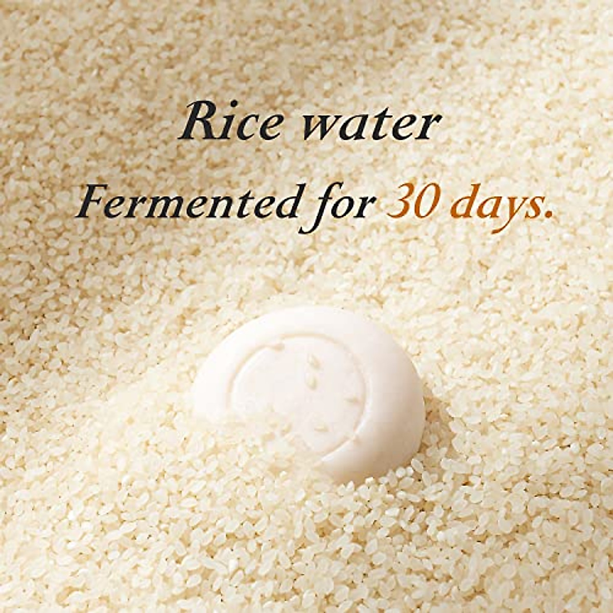 JessEmet Rice Water Shampoo Bar - Fermented Rice Water for Hair Growth Moisturizing best for dry, damaged hair, Curly, and Frizzy Hair, pH balanced, Sulfate-free, Eco Friendly, Vegan, Zero waste.…