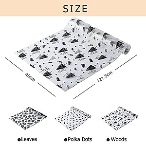 MAMUNU 3 PCS Shelf Liners for Kitchen Cabinets, Non-Adhesive EVA Drawer Liner, Waterproof and Non-Slip Refrigerator Cupboard Mat for Cabinet, Drawers, Dining Tables, Dressers(17.7" x 47.2")