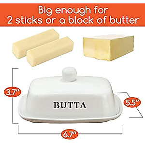 Twerp Sugar Bowl and Butter Dish