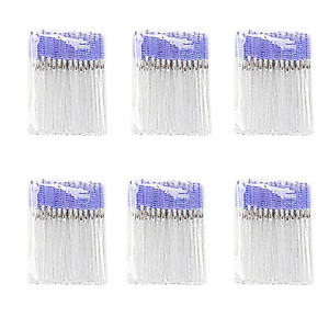 300PCS Disposable Mascara Wands Spoolie Brush Crystal Eyebrow Brushes Eyelash Extension Applicator Makeup Kits.myaokue-up (White-Light Purple)