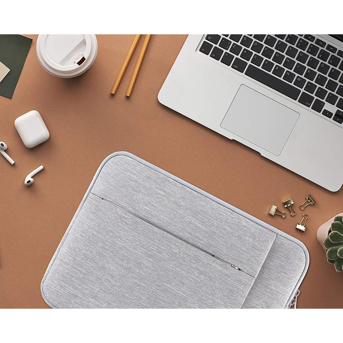 Lacdo 13 inch Laptop Sleeve Case for 13 inch New MacBook Air M2 A2681 M1 A2337 A2179 A1932 | 13 inch New MacBook Pro M2 M1 A2338 A2251 A2289 A2159 A1989 | 12.9" iPad Pro 6th 5th 4rd Computer Bag, Gray