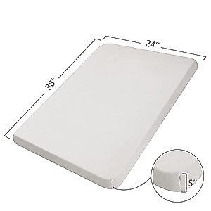 TILLYOU 2 Pack Mini Crib Fitted Sheets, Stretchy Soft Jersey Knit Portable Mini Pack n Play Playard, Playpen Bedding Sheet for Baby, Light Gray & Peachy Pink