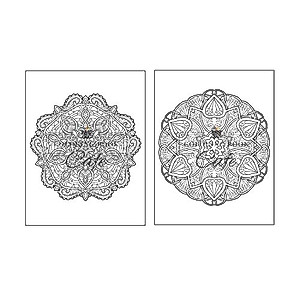 125 Mandalas: An Adult Coloring Book Featuring 125 of the World’s Most Beautiful Mandalas for Stress Relief and Relaxation (Mandala Coloring Books)