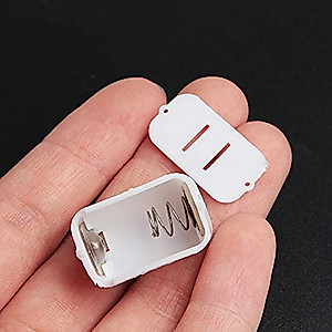 Acxico 10Pcs AG13 LR44 Toy Battery Storage Box Button Case Holder Organizer Supplies