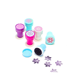 Walt Disney Studio Frozen Art Set Frozen Activity Bundle - 12 Pc Frozen Art Case with Frozen Stickers, Frozen Writing Pad, Snowflake Stamps, and More