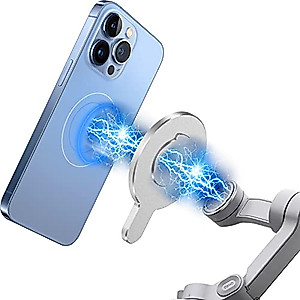UBeesize DJI Magnetic Ring Clamp Holder for Any Phone,for Magsafe DJI OM6 / OM5 / OM4 SE / OM4 Adapter,Compatible with DJI OM Accessories and DJI Osmo Gimbal Stabilizer