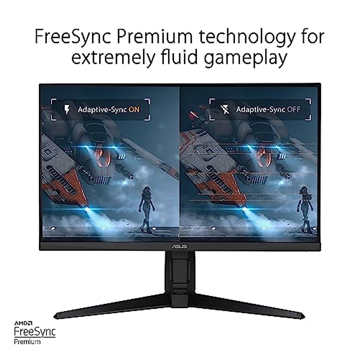 ASUS TUF Gaming 27” 1440P Gaming Monitor (VG27AQML1A) - QHD (2560 x 1440), 260Hz, 1ms, Fast IPS, Extreme Low Motion Blur Sync, G-SYNC Compatible, Freesync Premium, Variable Overdrive, DisplayHDR™ 400