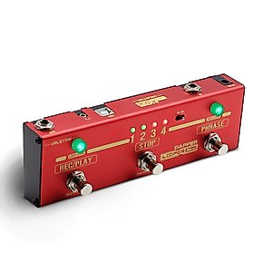 VALETON Guitar Headphone Amplifier Multi Effects Pocket Rechargeable Rushead Max Mini Practice Amplifier (Looper MES-7)