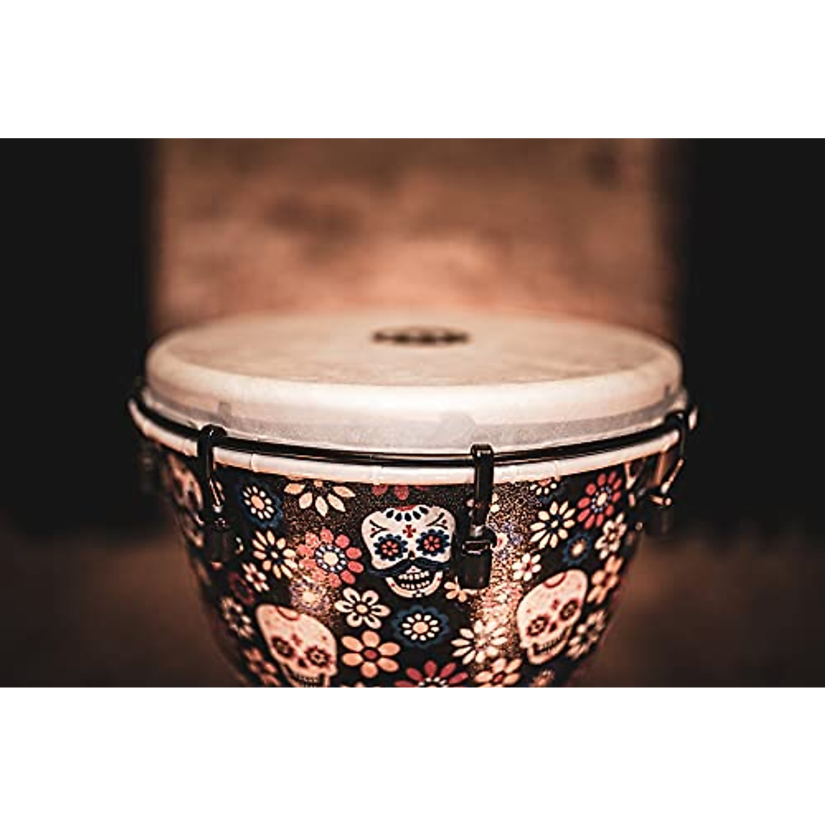 Meinl Percussion Djembe Hand Drum Circle Instrument with Synthetic Shell and Head, Alpine Series — NOT Made in China — Easy Tuning, 2-Year Warranty (ADJ12-SI)