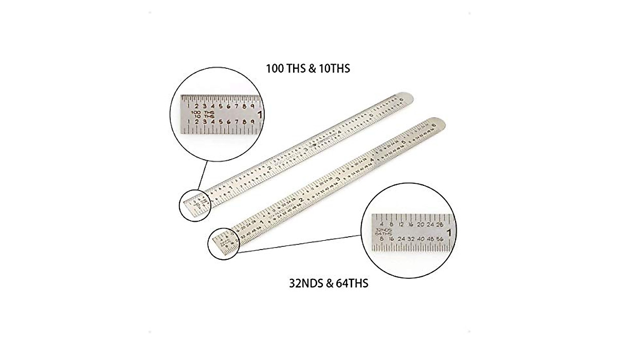 WeldingStop 6in Machinist Ruler Scale - Precision Steel & Easy Reading