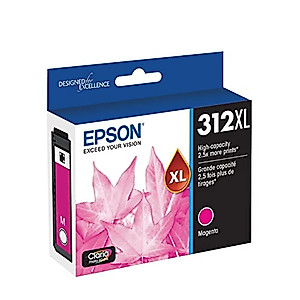 Epson T312XL320 Claria Photo HD Magenta High Capacity Cartridge Ink & T312XL220 Claria Photo HD Cyan High Capacity Cartridge Ink
