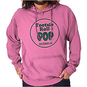 Brisco Brands Retro Flavor Watermelon Tootsie Pop Hoodie Sweatshirt Women Men