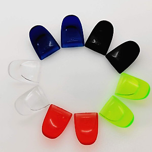 L2 R2 Ps4 Trigger Extenders (2 Pairs L2 R2 Triggers, 4pcs Joystick Cap, 2 Pairs LED Light Bar Decal) for Ps4 Controller(Blue)