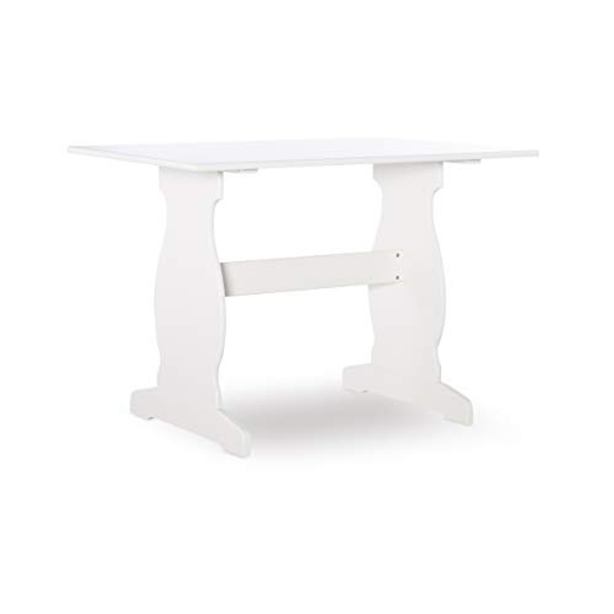 Linon Lucy Coffee Nook - White 66.25 x 34.5 x 50.25