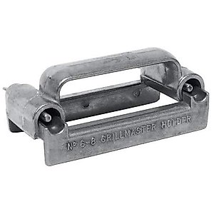 Grillmaster Grill Brick Holder by US Pumice, Made of Aluminum, Reusable Grill Stone Cleaning Brick Holder, Adjustable Clamps, Fits Multiple Sizes of Bricks, Avoid Burnt Hands, Work Safe, FMP 133-1189