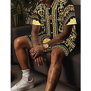 JoZorro Hawaiian Shirt Sets Camisa Negra Para Hombre 70s Outfits for Men Mens Tracksuit Camisa Para Hombre Camisas Para Hombres Camisa Blanca Para Hombre Camisas De Vestir Para Hombres