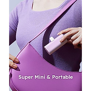 VEGER Mini Portable Charger for iPhone, 5000mAh 20W PD Fast Charging Battery Pack, Cordless Portable External Backup Charger Compatibel with iPhone 14, 13, 12, Airpods