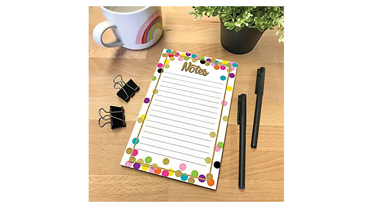 Fun Confetti Notepad - Perfect for Any Occasion