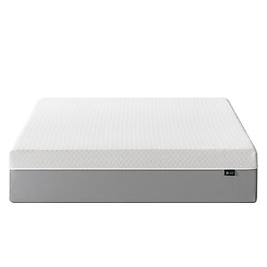 ZINUS 12 Inch Green Tea Essential Memory Foam Mattress [New Version], King, Fiberglass Free, Medium Feel, Breathable Airflow Memory Foam, Certified Safe Foams & Fabric, Mattress in A Box