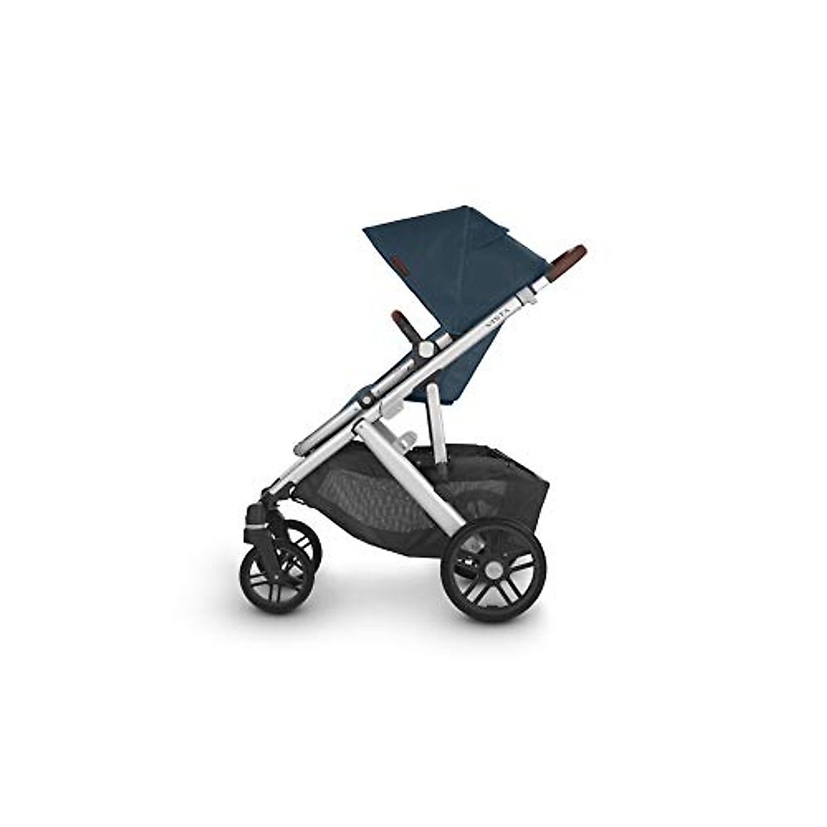 UPPAbaby VISTA V2 Stroller - FINN (deep sea/silver/chestnut leather)