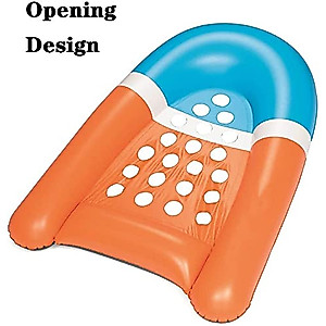 Glaceon Water Inflatable Lounge Chair Adult Pool Float Row Bed Toys Swimming Ring Suitable The Beach Summer Party Outdoor Water Recreation