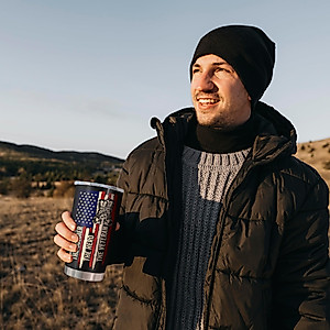 Pudmaple Veteran Gifts: Navy, Army, Air Force & Marine Corps Tumbler 20oz - Perfect for Military Retirement, Vietnam Veterans & Patriotic Hard Heads