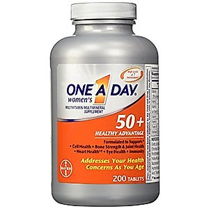 One A Day Womens 50 Plus Healthy Advantage 200 Tablets