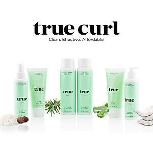 True Curl Shampoo and Conditioner Set, 12 oz