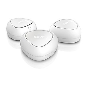 D-Link COVR Whole Home Mesh WiFi System Dual Band AC1200 3-Pack Router Replacement for Wireless Internet Network Gigabit Ethernet, Up to 5000 Sq. Ft. (COVR-C1203-US)