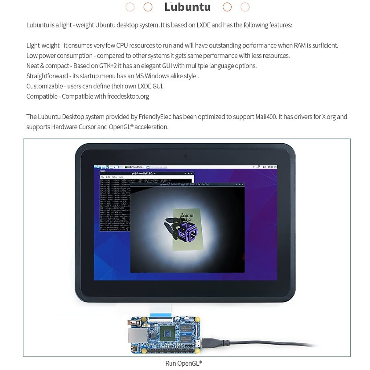 NanoPi Fire3-LTS Open Source S5P6818 1.4GHz DDR3 1GB RAM Single Board Computer Onboard Gigabit Ethernet USB 2.0 HDMI Debug 40pinGPIO Port for AI Development Support Android Debian UbuntuCore+Qt