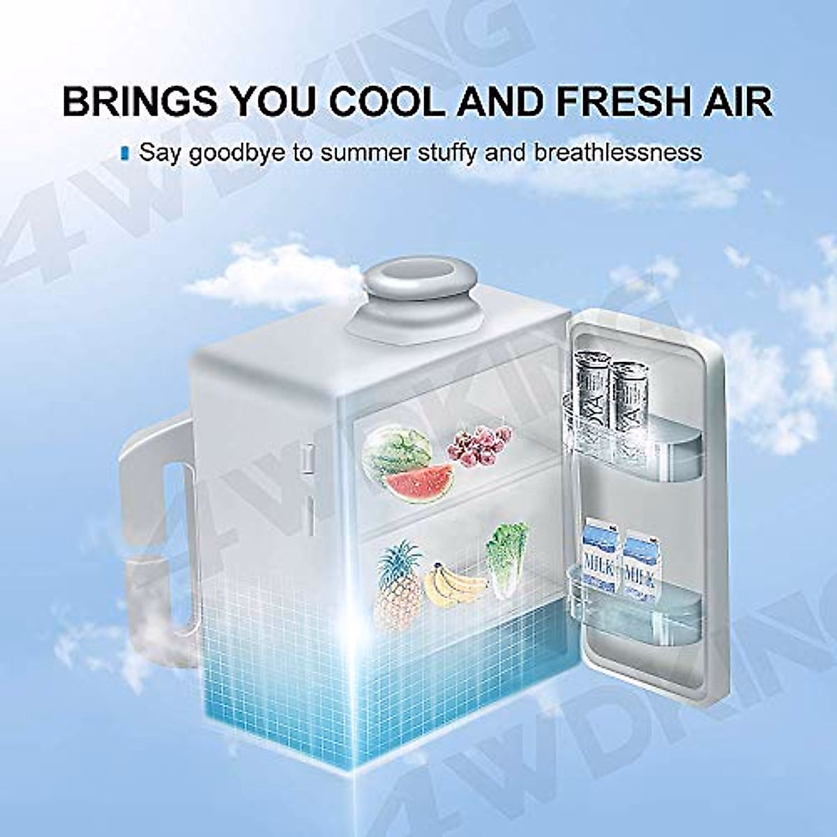AM99 Portable Air Purifier + 3 Pcs Replacement Filters