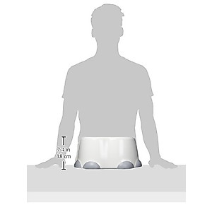 Bumbo Step Stool, Cool Grey, White, 1 Count (Pack of 1)