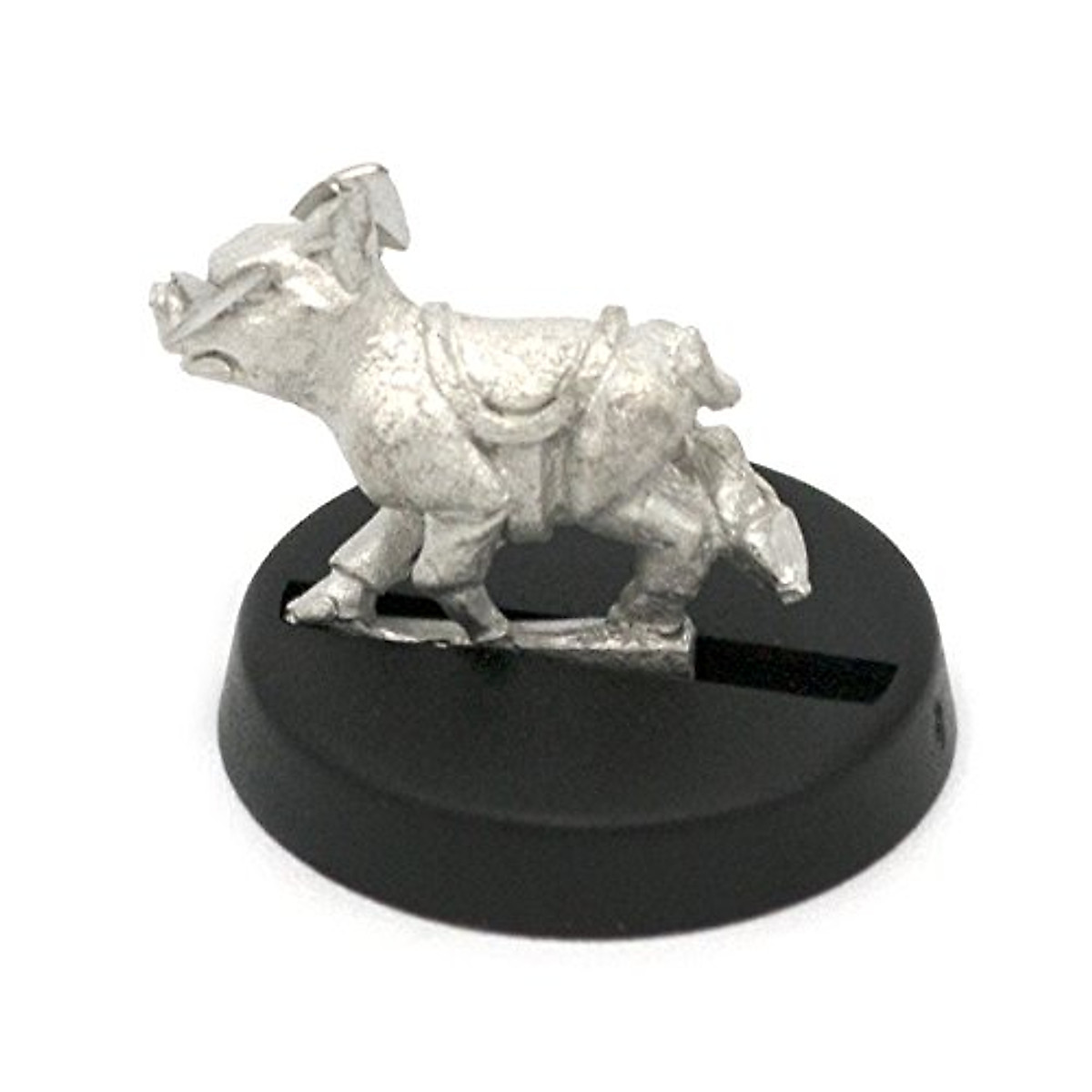 Stonehaven Miniatures Tiny Pig with Saddle Figure (for 28mm Scale Table Top War Games) - Made in USA
