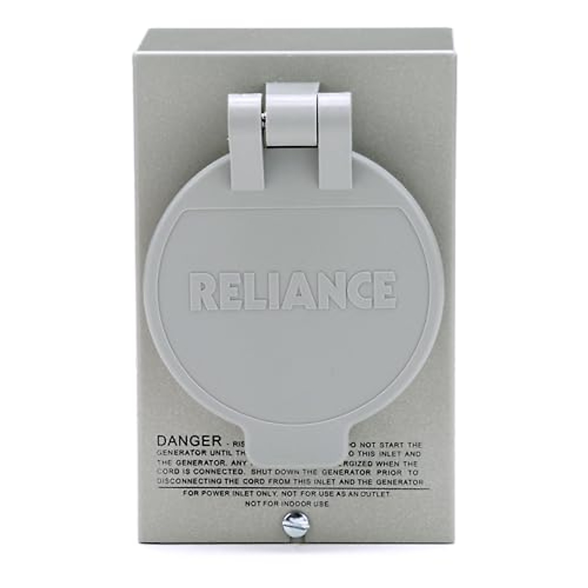 Reliance Controls Corporation PB20 20-Amp NEMA 3R Power Inlet Box for Generators Up to 5,000 Running Watts,Gray