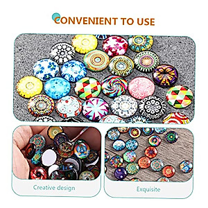 100 Pcs Gem Patch Jewelry Set Glass Vase Set Rhinestone Jewelry Set Loose Beads Glass Gemstone Patches Jewelry Making Supplies Halloween Jewelry Gems Patch Glass Cabochons Gem