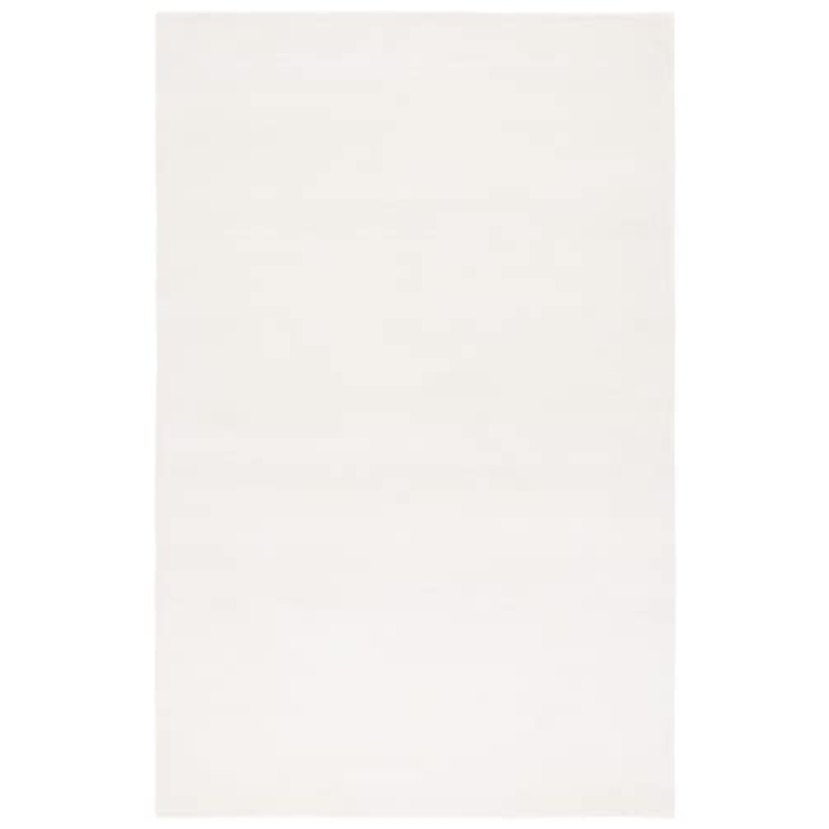 SAFAVIEH Fifth Avenue Collection Area Rug - 6' x 9', Ivory, Handmade Modern Solid Wool, Ideal for High Traffic Areas in Living Room, Bedroom (FTV128A)