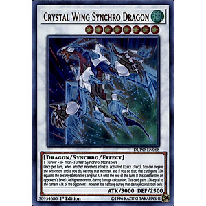 Yu-Gi-Oh! - Crystal Wing Synchro Dragon - DUPO-EN068 - Ultra Rare - 1st Edition - Duel Power