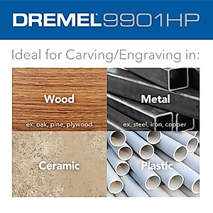 Dremel Max Life 9901HP 1/8" (3.2mm) Tungsten Carbide Rotary Carving Bit