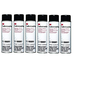 3M 08881 6 Pack 16 oz. UnderCoating, Black