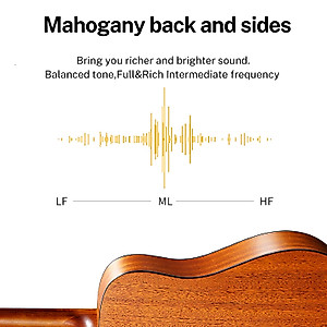 Donner Guitar Neck Rest Cradle,Donner Acoustic Guitar for Beginner Adult Full Size Dreadnought Acustica Guitarra