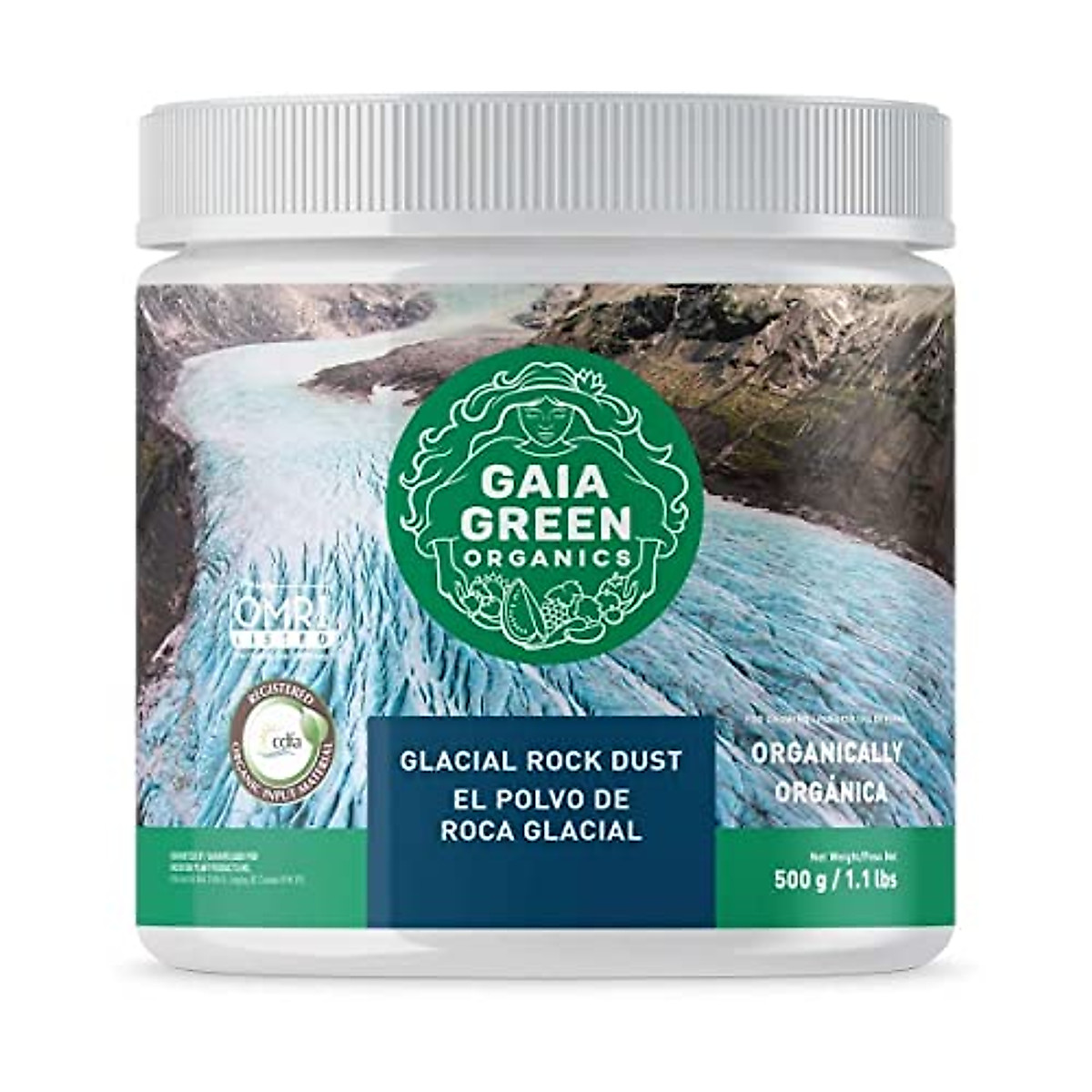 Gaia Green Glacial Rock Dust, 500 g