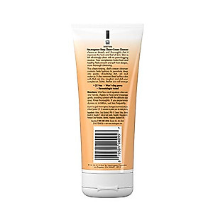 Neutrogena Deep Clean Daily Facial Cream Cleanser with Beta Hydroxy Acid to Remove Dirt, Oil & Makeup, Alcohol-Free, Oil-Free & Non-Comedogenic, 7 fl. oz